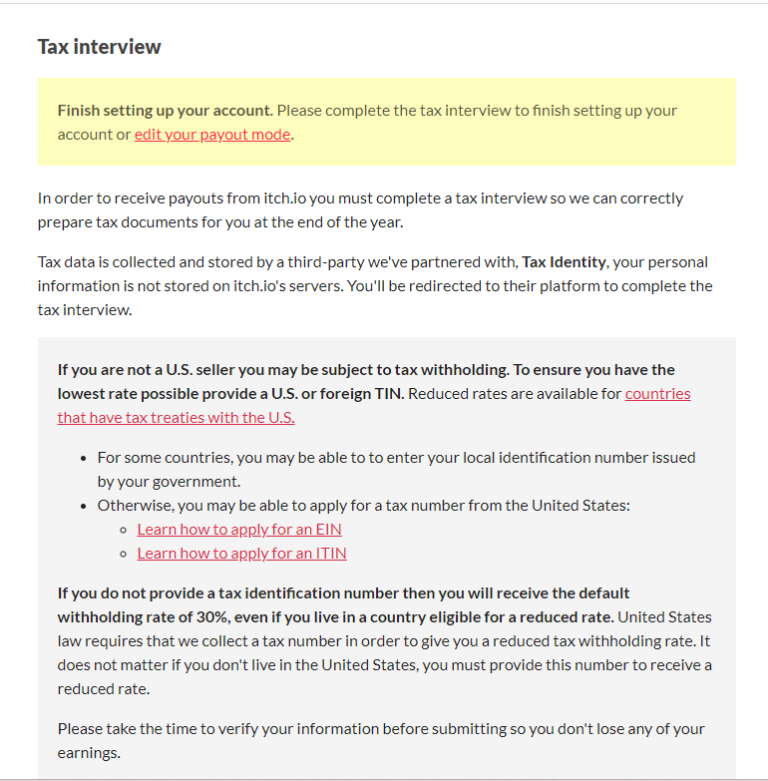 Tax interviewって何？ ※実際に完了させた - ただ、在るべきところに還る